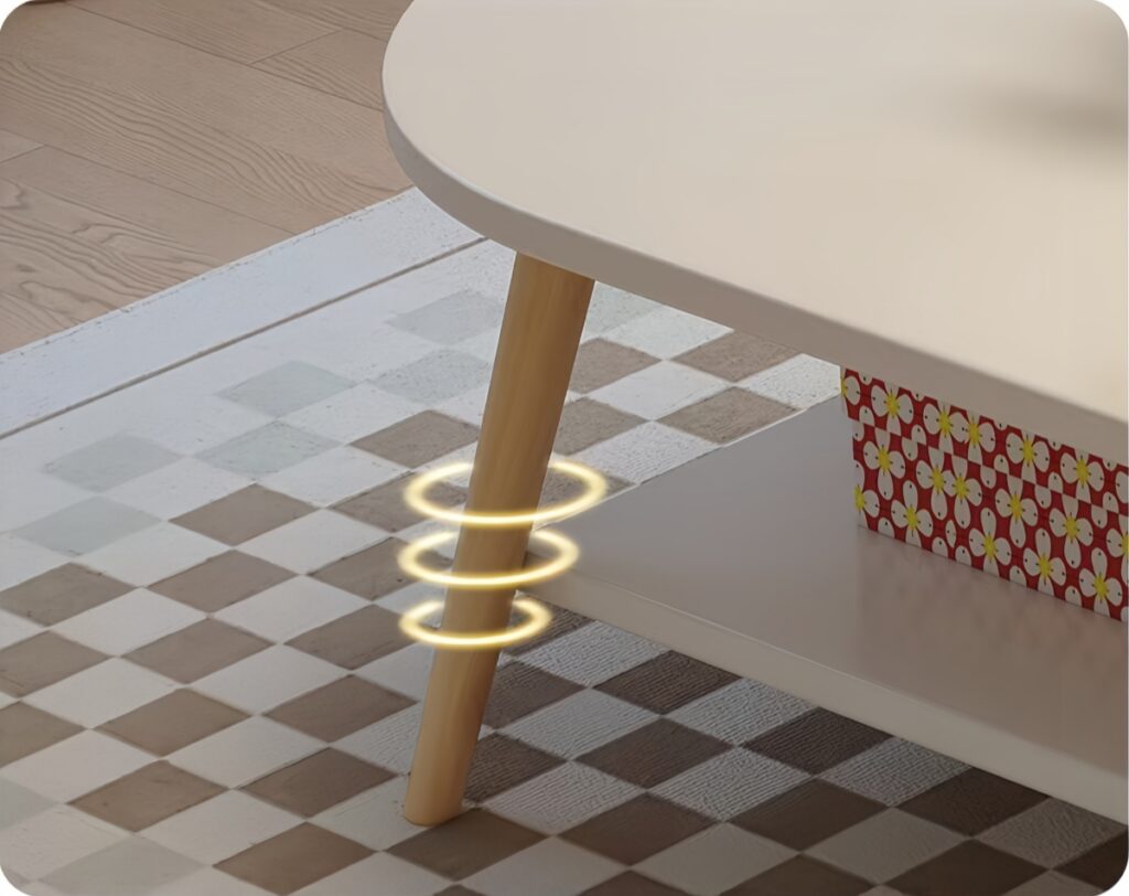 Multi-Level Side Table – Space-Saving Modern Design with Dual Shelves ...