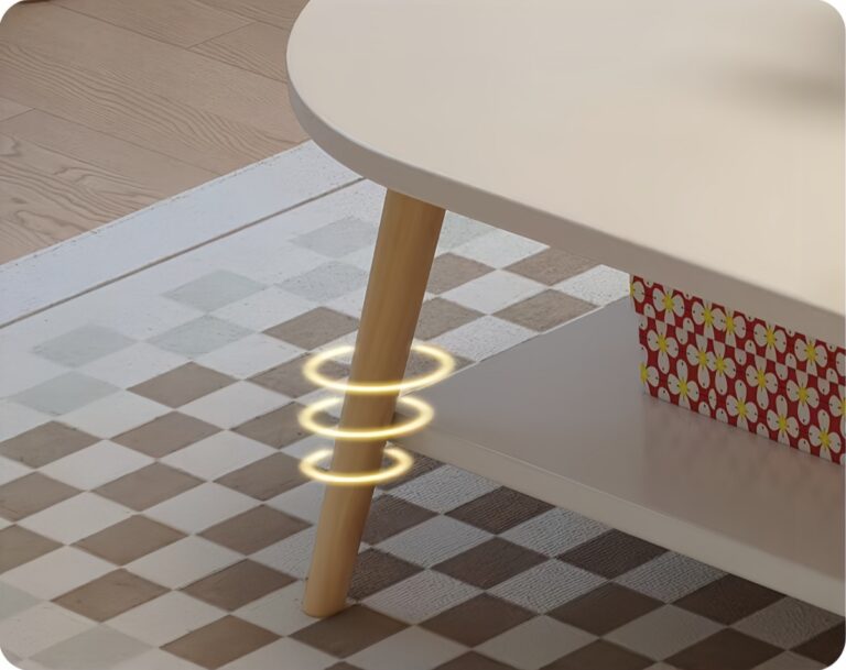 Multi-Level Side Table – Space-Saving Modern Design with Dual Shelves ...